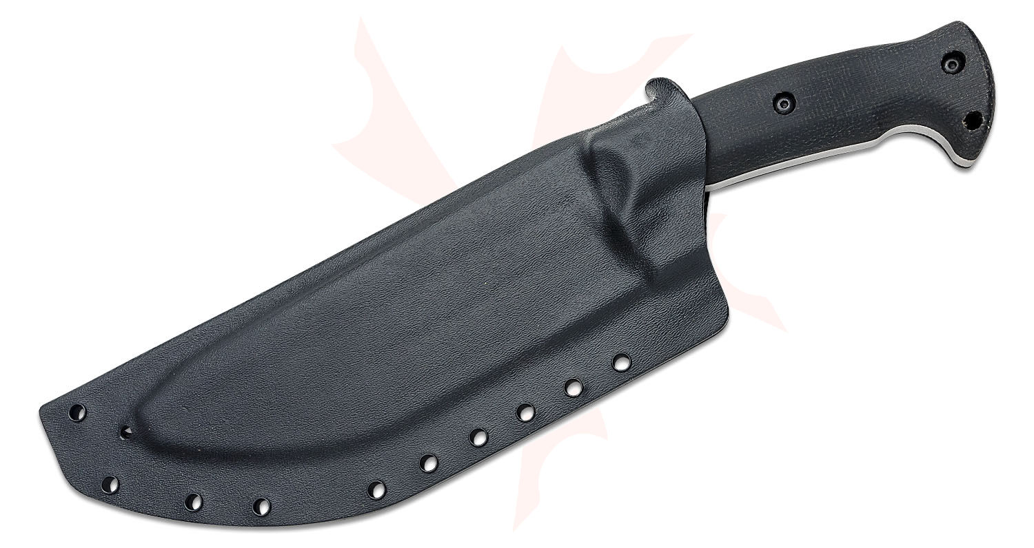 Work Tuff Gear Nomad Field Knife 7" K340 Satin Fixed Blade, Black ...