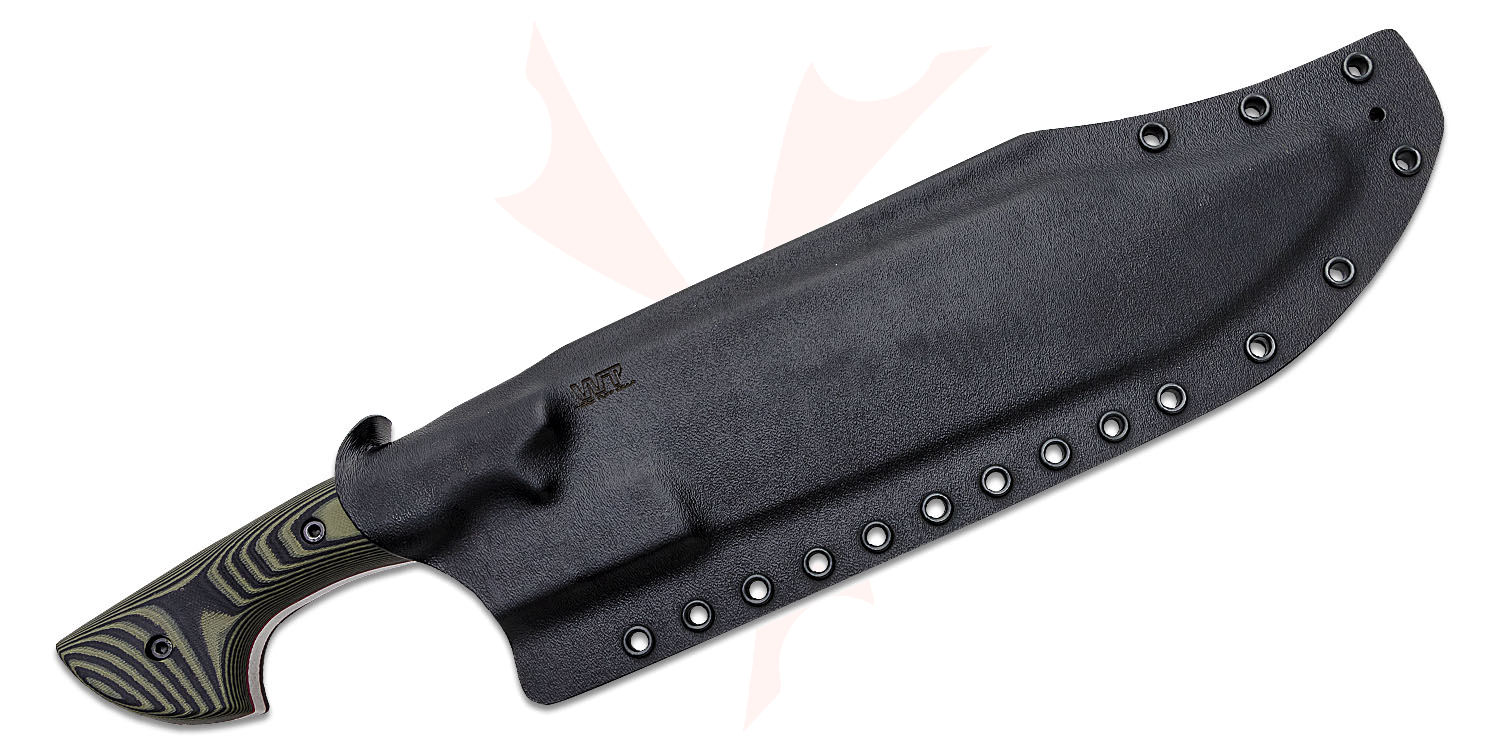 Work Tuff Gear PWB-9 Puzon Wilderness Bowie 9.3" SK85 Satin Fixed Blade ...