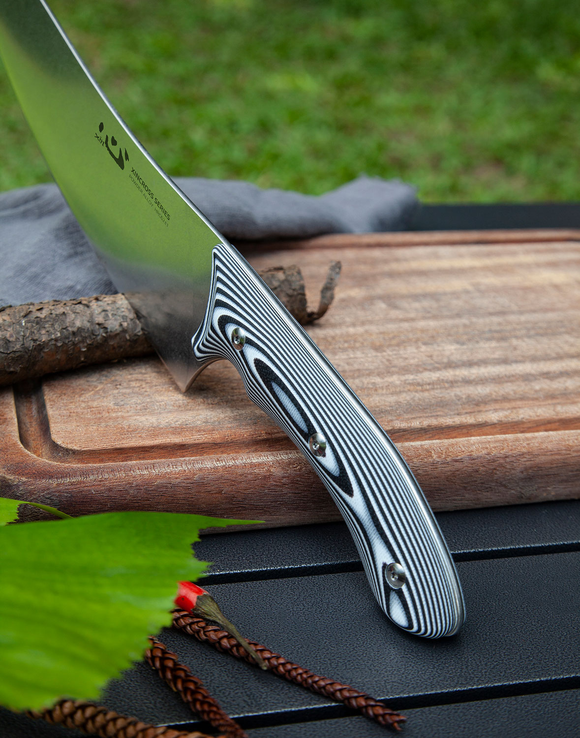 Xin Cutlery XinCross Chef's Knife 8.3" Stonewashed Powder Alloy Blade ...