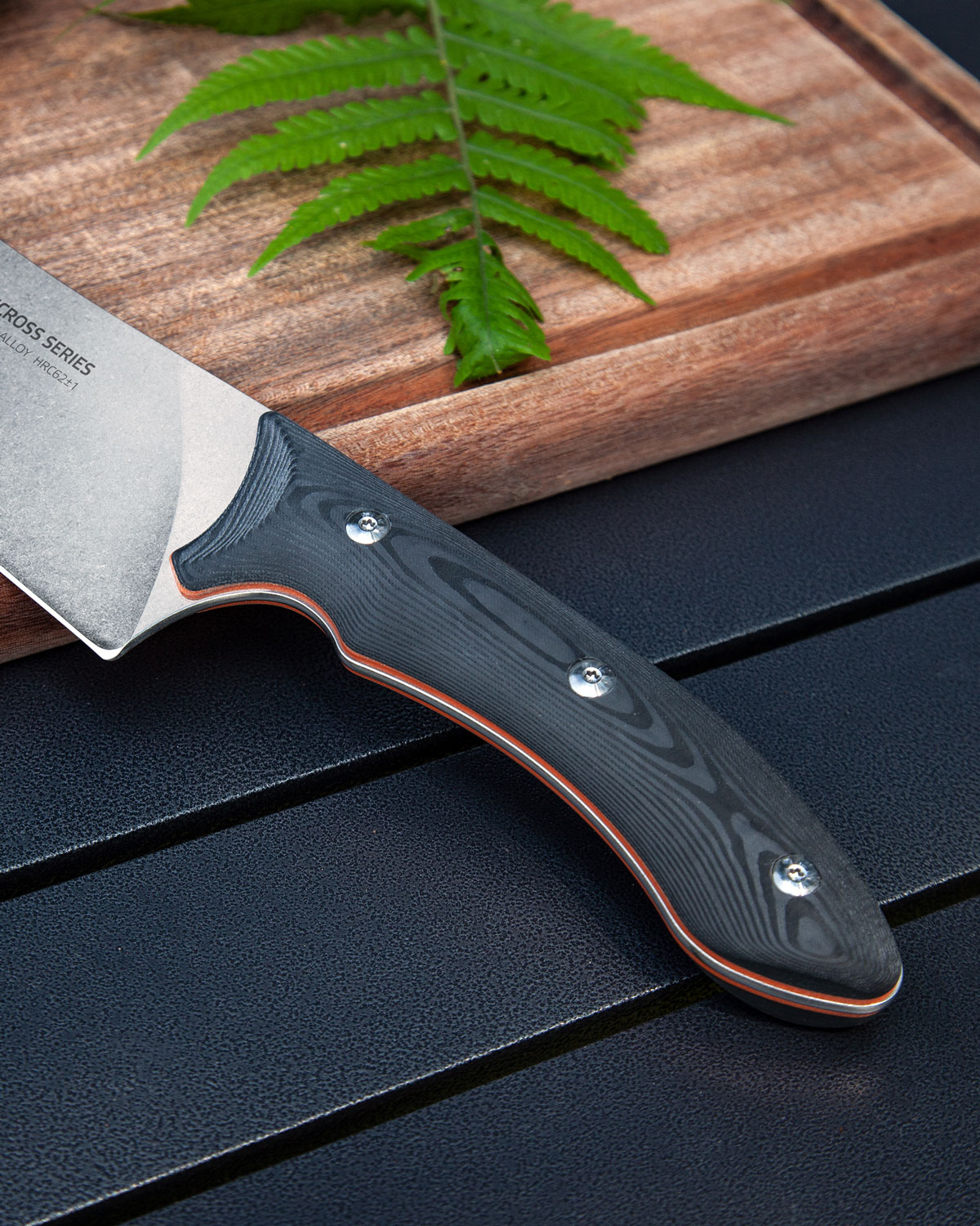Xin Cutlery XinCross Chef's Knife 8.3" Stonewashed Powder Alloy Blade ...