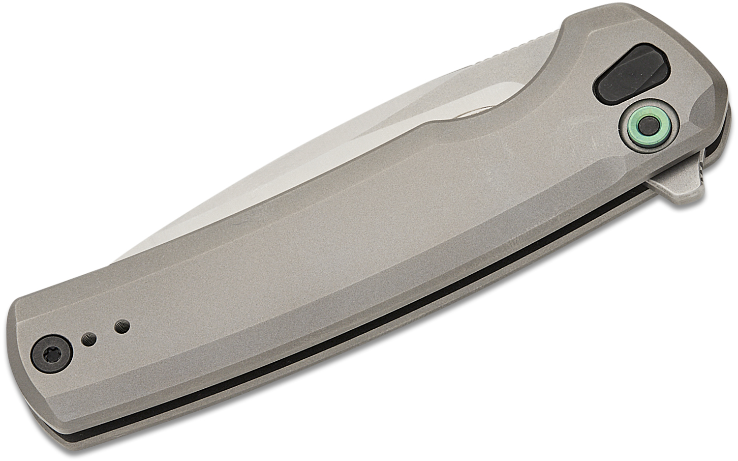 Zero Tolerance 0044 Button Lock Flipper Knife 3.2" CPM-S45VN Two-Tone ...
