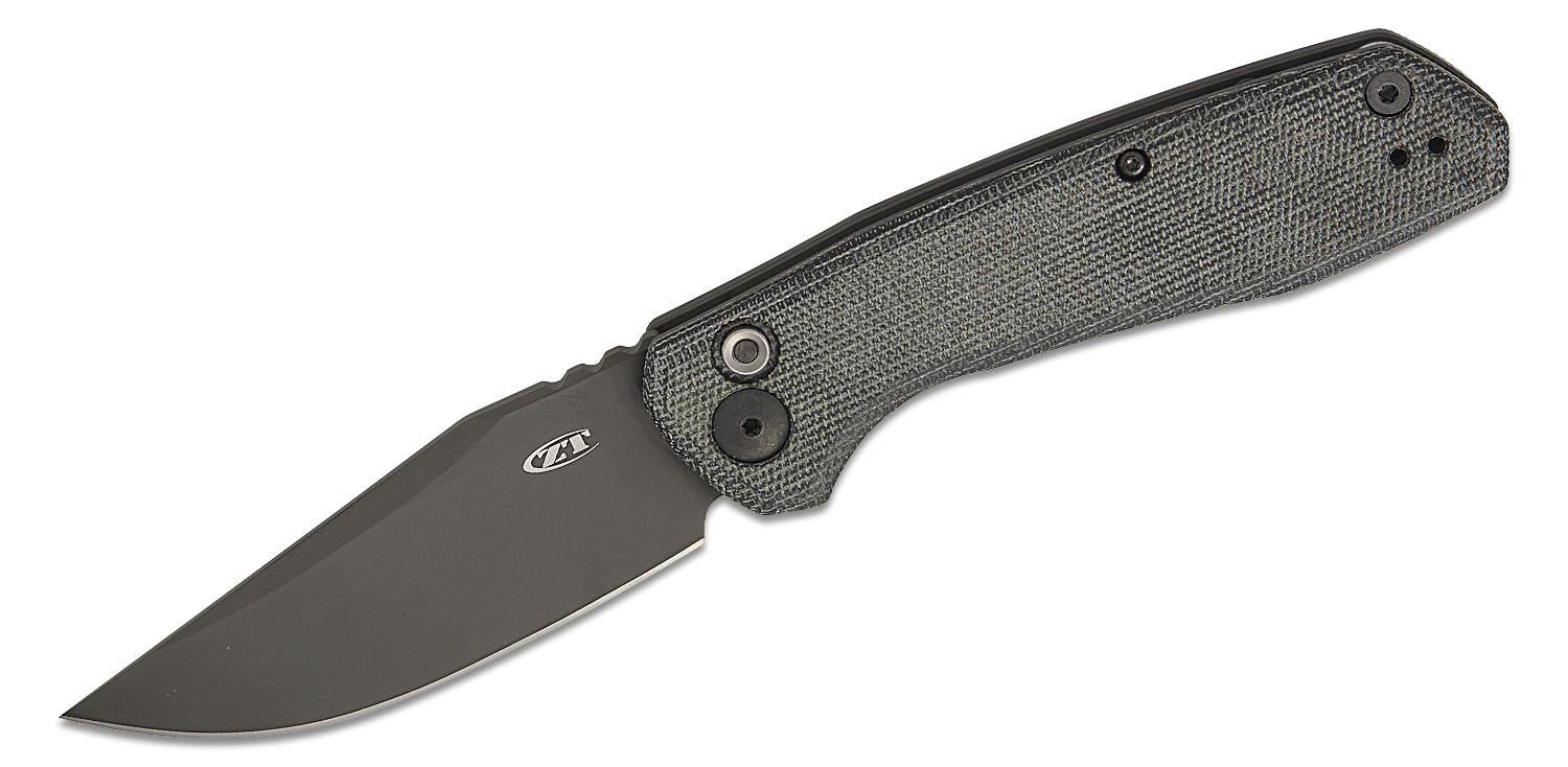 Zero Tolerance 0512BLK AUTO Folding Knife 3.45" CPM-CruWear Black ...