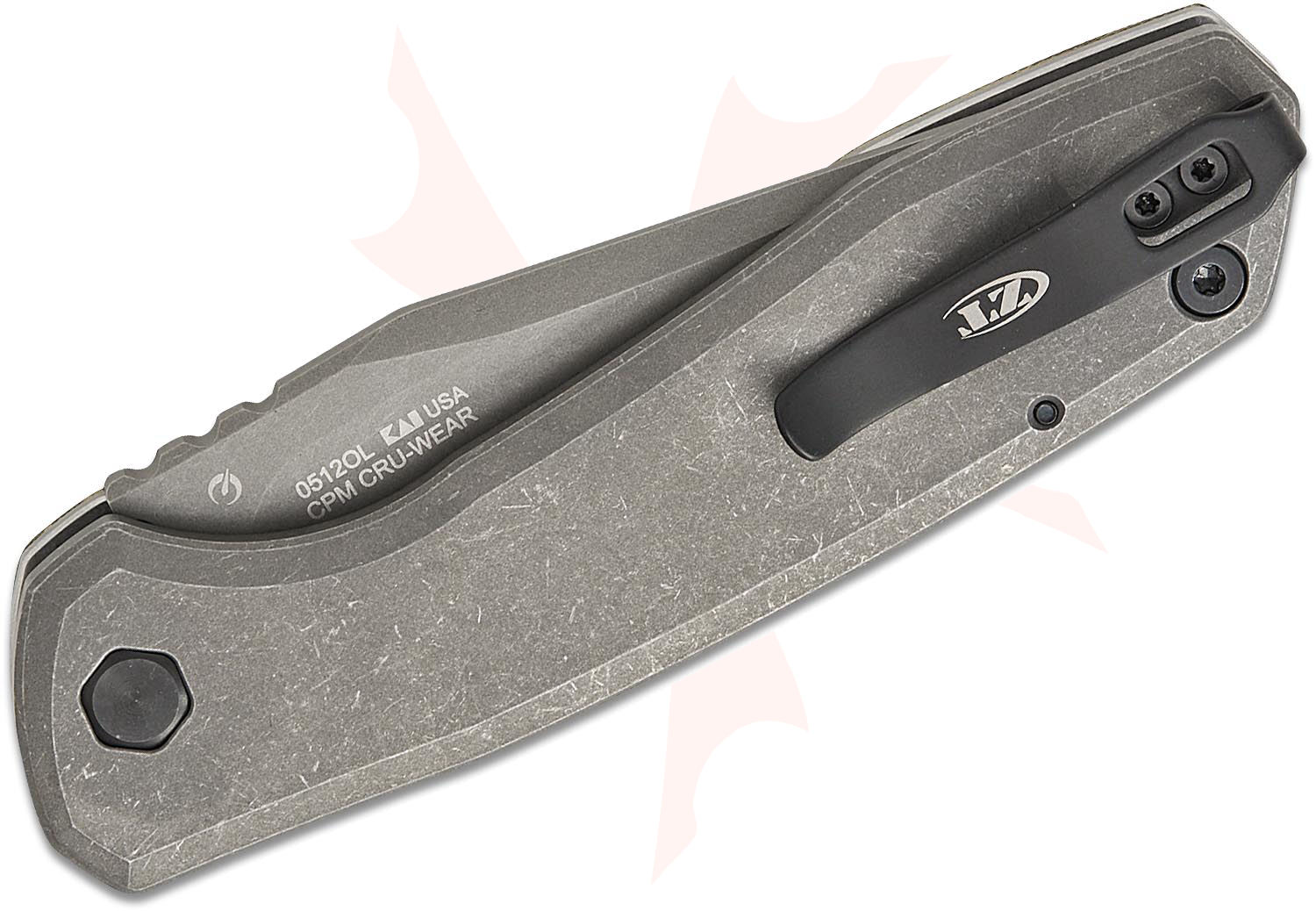 Zero Tolerance 0512OL AUTO Folding Knife 3.45" CPM-CruWear Gray ...