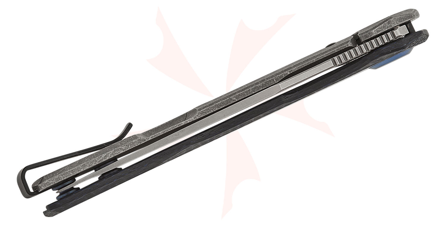 Zero Tolerance 0545BLUCF Flipper Knife 3.2" CPM-MagnaCut Two-Tone Satin ...