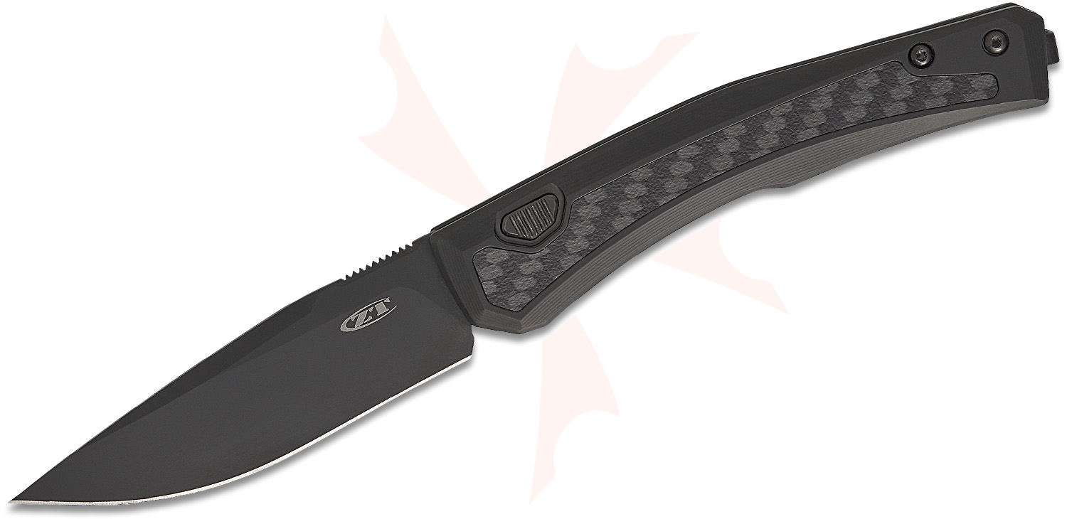 Zero Tolerance 0556BLK AUTO Folding Knife 3.35" CPM-MagnaCut Black PVD ...