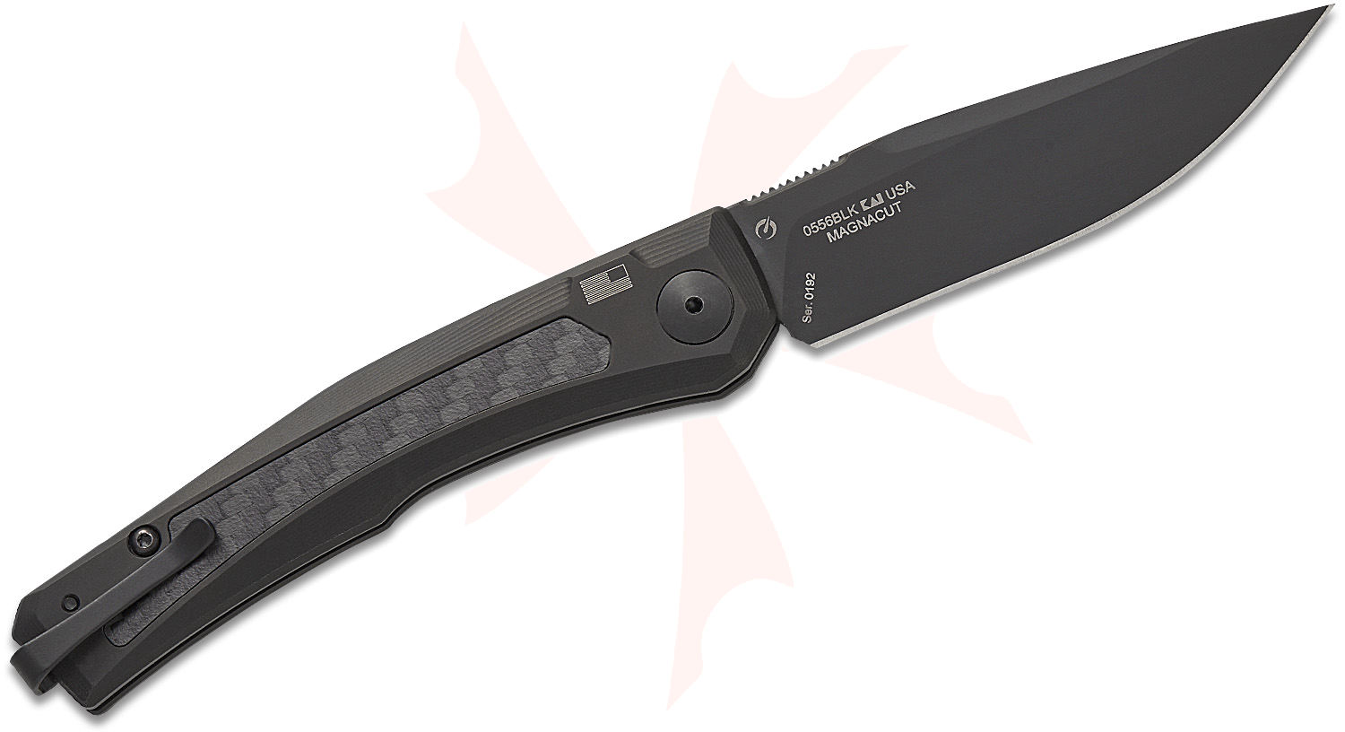 Zero Tolerance 0556BLK AUTO Folding Knife 3.35" CPM-MagnaCut Black PVD ...