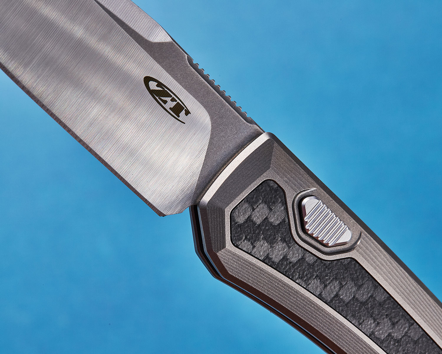 Zero Tolerance 0556 AUTO Folding Knife 3.35" CPM-MagnaCut Two-Tone Drop ...