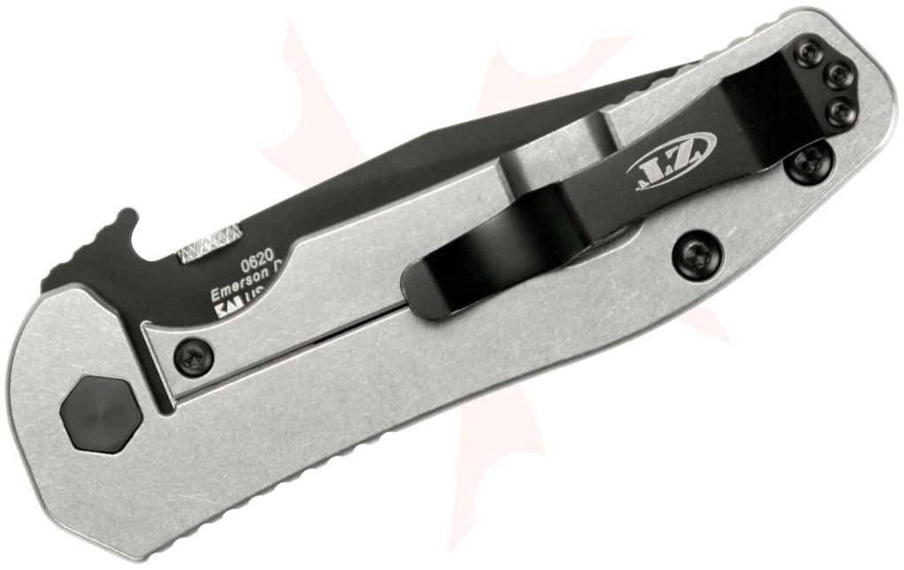 Zero Tolerance Emerson 0620 Folding Knife 3.6" Black ELMAX Blade, G10 ...