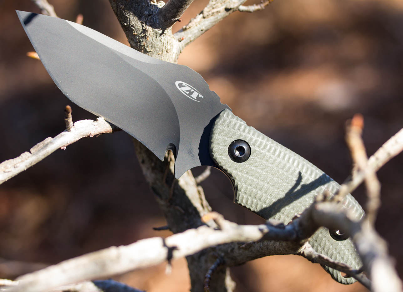 Zero Tolerance Model 0121 Fixed 4-1/4" S30V Blade, Ranger Green G10 ...