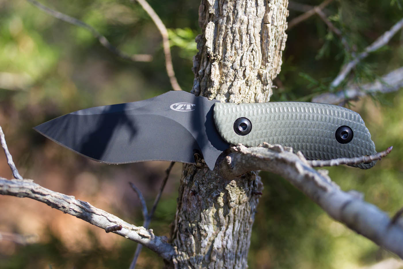 Zero Tolerance Model 0121 Fixed 4-1/4" S30V Blade, Ranger Green G10 ...