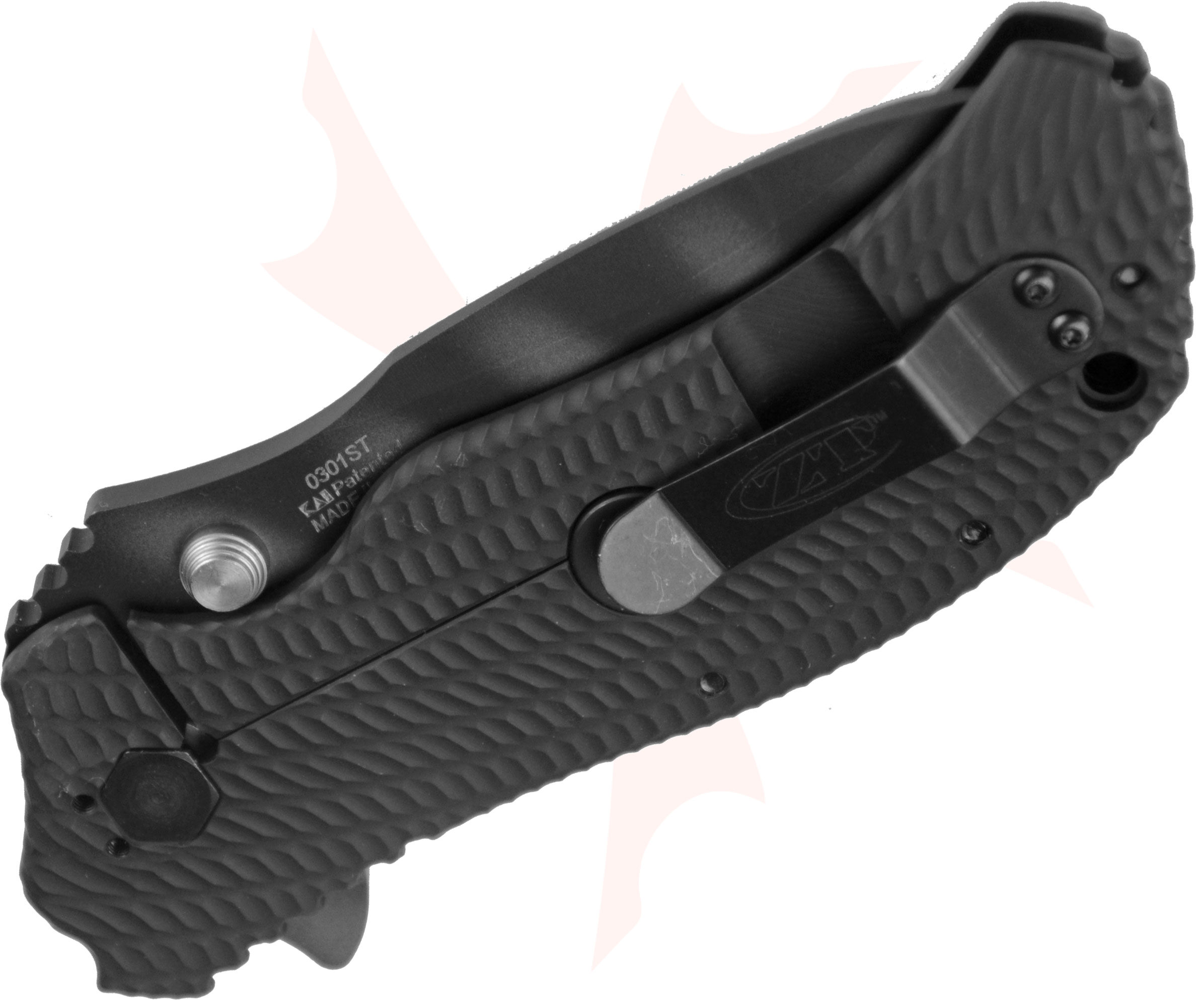 Zero Tolerance Model 0301ST Assisted 3-3/4" S30V Combo Blade, Ranger ...