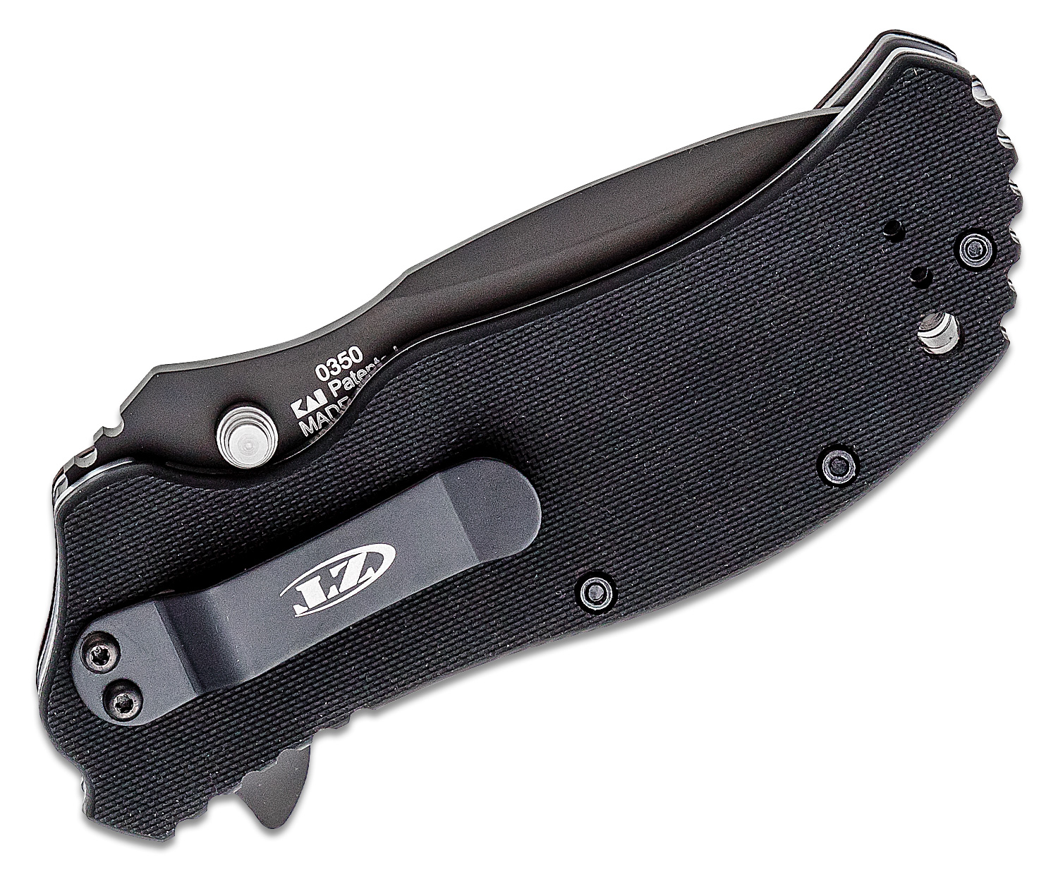Zero Tolerance Model 0350C Assisted Flipper Knife 3.25" S30V Tungsten ...