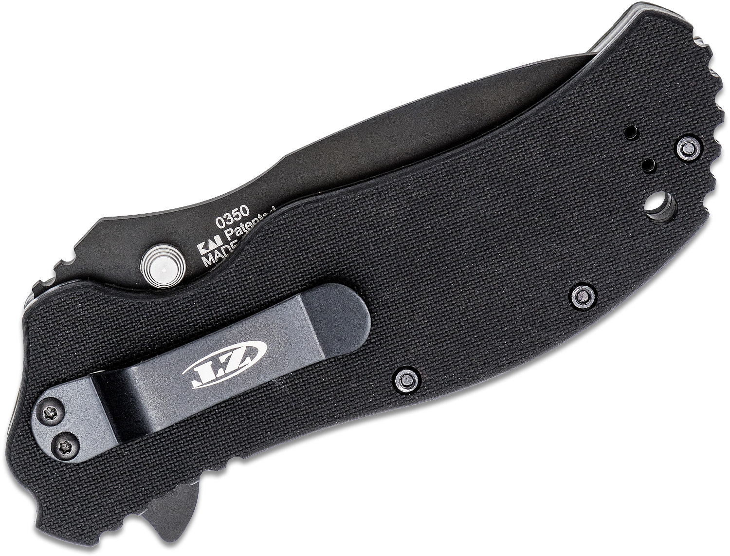 Zero Tolerance Model 0350PG Assisted Flipper Knife 3.25" S30V Tungsten ...