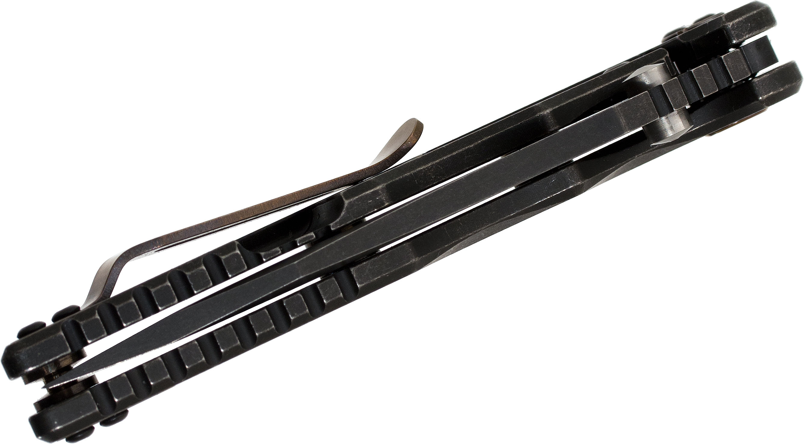 Zero Tolerance 0392BWBRZ Rick Hinderer Factory Custom Folding 3.5" CTS ...