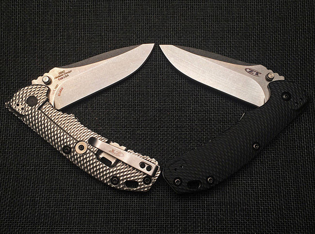 Zero Tolerance Model 0560 Folding 3.75" ELMAX Stonewash Blade, Black ...