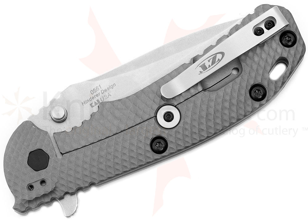 Zero Tolerance Model 0561 Folding Knife 3.75" ELMAX Stonewash Plain ...