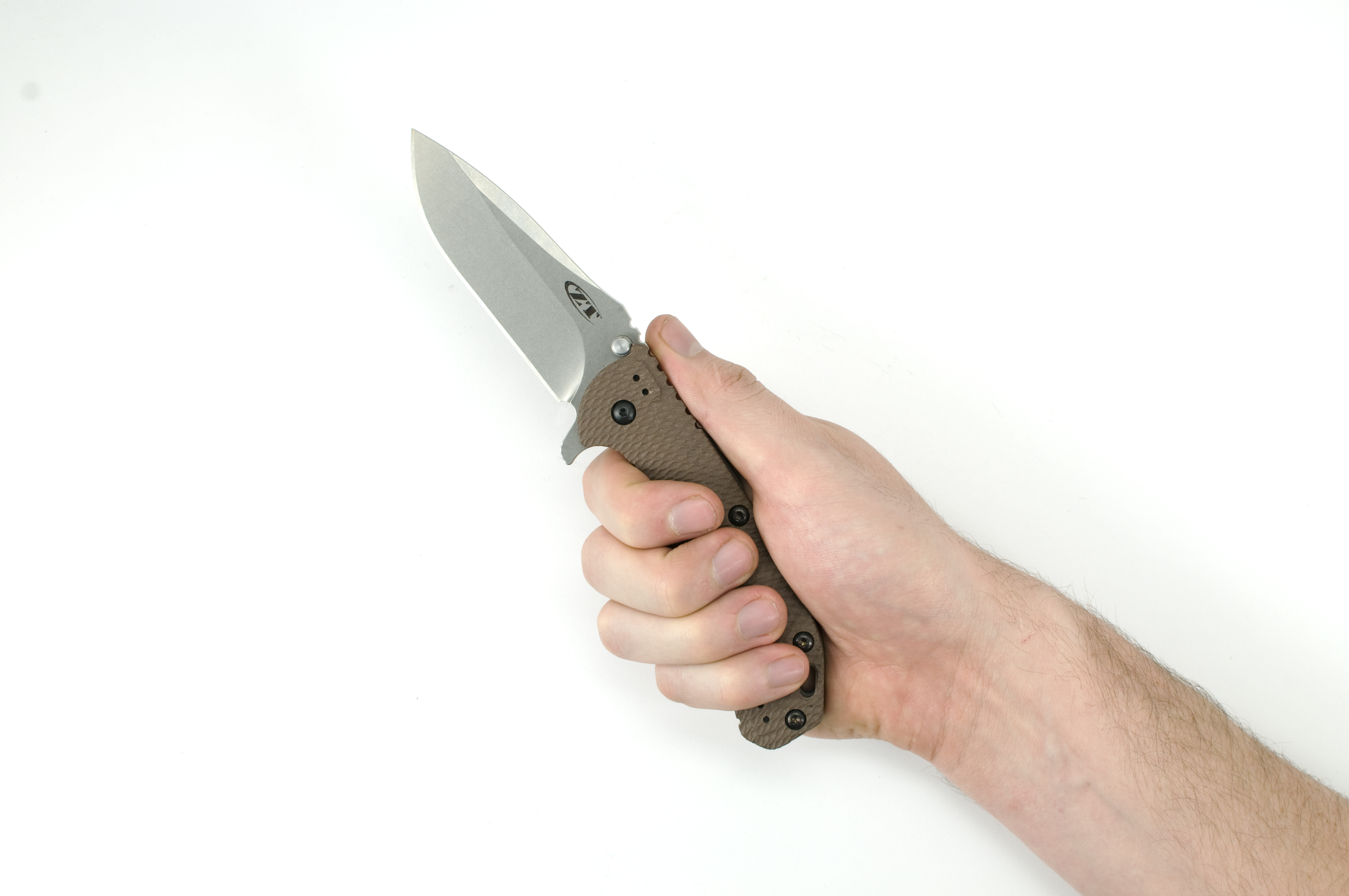 Zero Tolerance Model 0561 Folding Knife 3.75" ELMAX Stonewash Plain ...