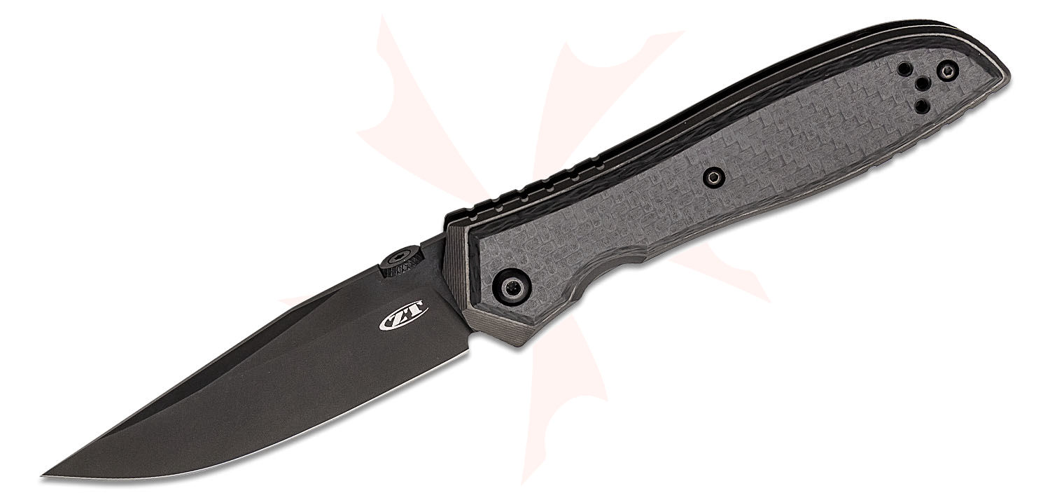 Zero Tolerance Emerson 0640BLK Folding Knife 3.75" CPM-20CV Black Clip ...