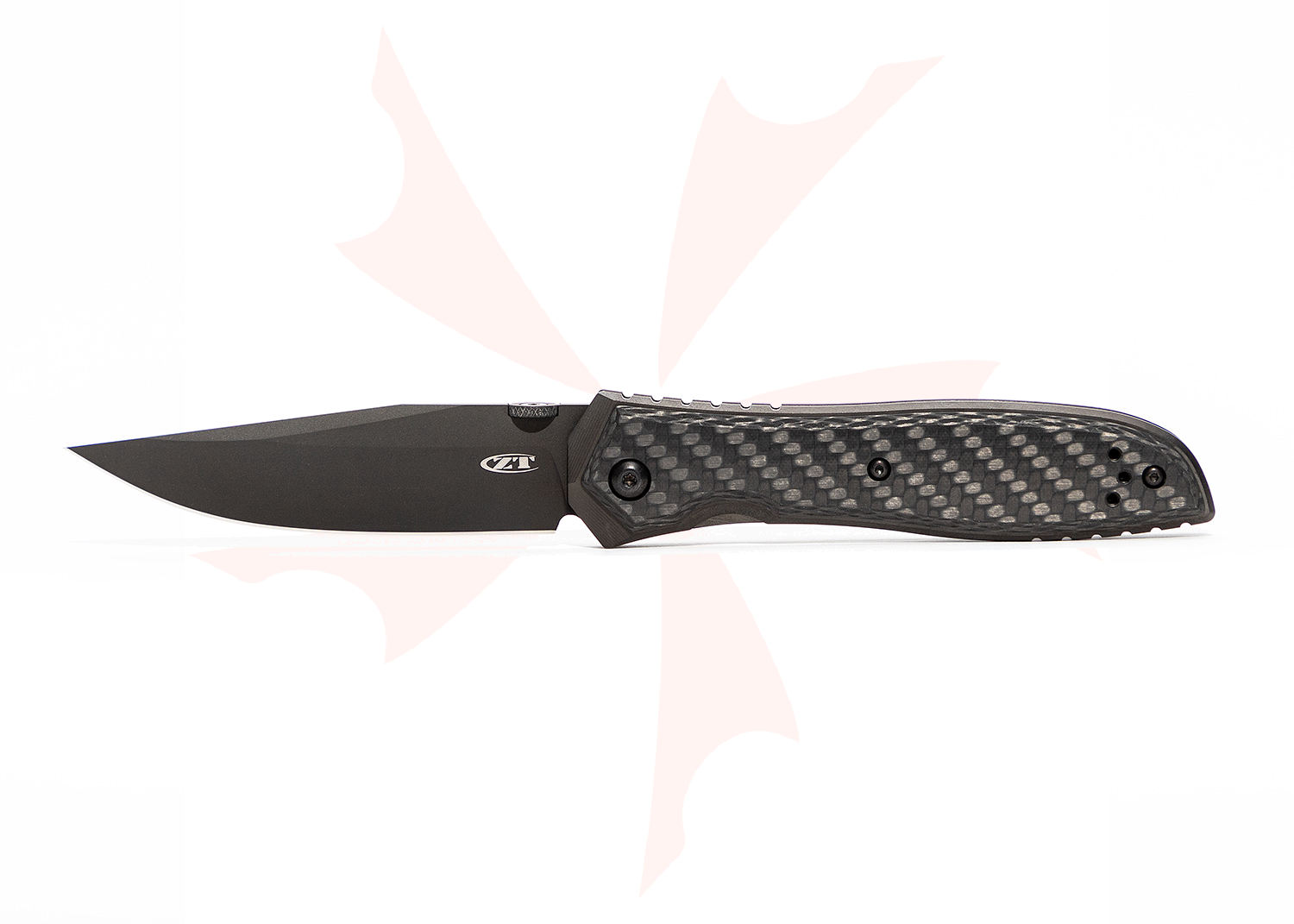 Zero Tolerance Emerson 0640BLK Folding Knife 3.75" CPM-20CV Black Clip ...