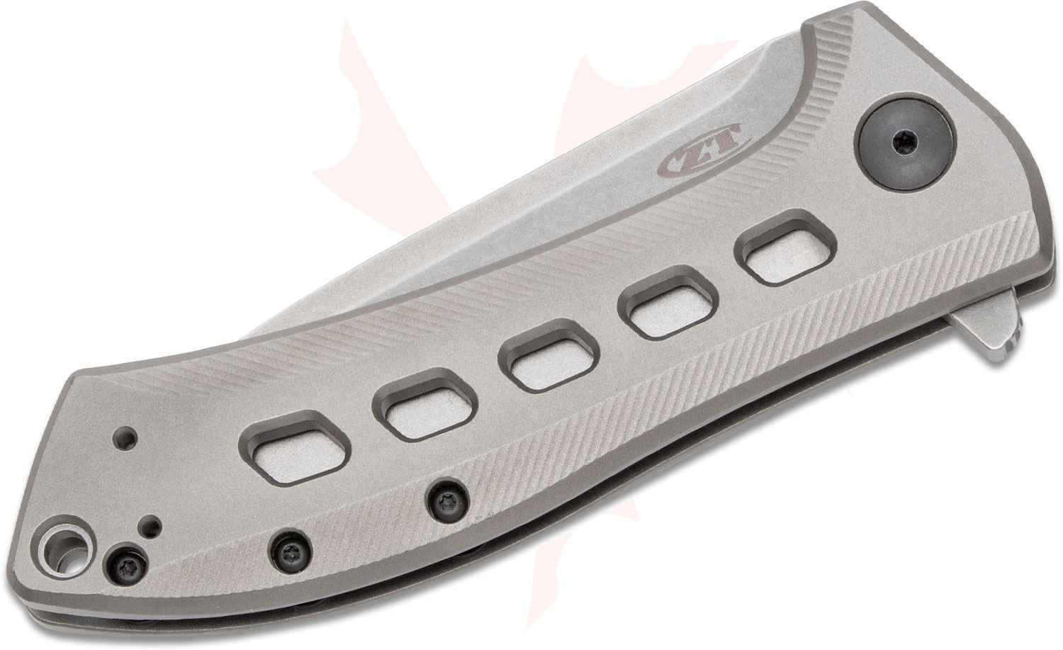 Zero Tolerance Rexford 0801TI Flipper Knife 3.5" S35VN Stonewashed ...