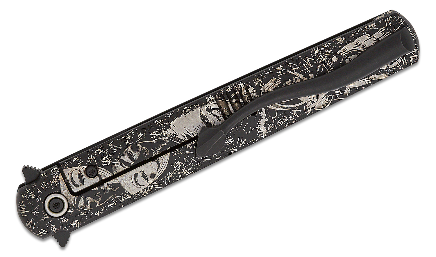 Michael Zieba Nine Dagger Flipper Knife 4.126" MagnaCut Black DLC ...