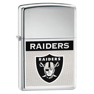 Zippo® High Polish Chrome, Oakland Raiders - KnifeCenter - ZIP22653 ...