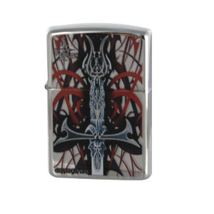 Zippo® High Polish Chrome, Kit Rae Molotoch - KnifeCenter - ZIP24284 ...