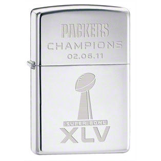 Zippo Classic Super Bowl XLV Champions Green Bay Packers, High Polish ...