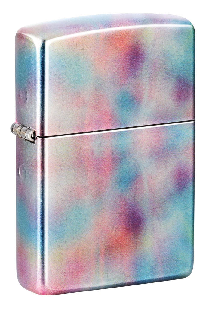 Zippo Lighter 540 Fusion Tumbled Chrome, Holographic Design - KnifeCenter - 48511