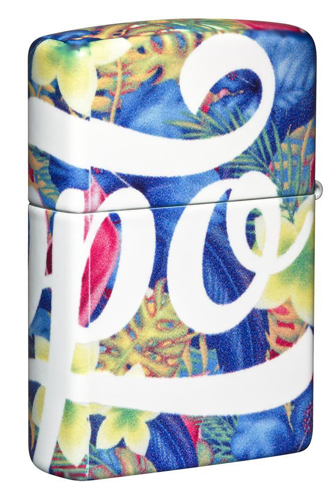 Zippo Lighter 540 Color Matte, Zippo Floral Design - KnifeCenter - 49436