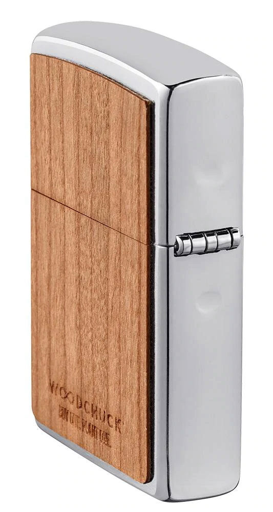Zippo Lighter Woodchuck USA, Brushed Satin, Cherry - KnifeCenter ...