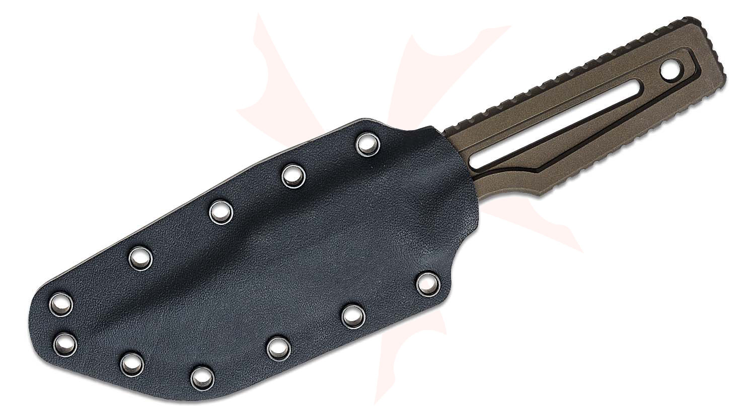 Zu Bladeworx Ultralight Fixed Blade Knife 4" D2 Dark Bronze Cerakote ...