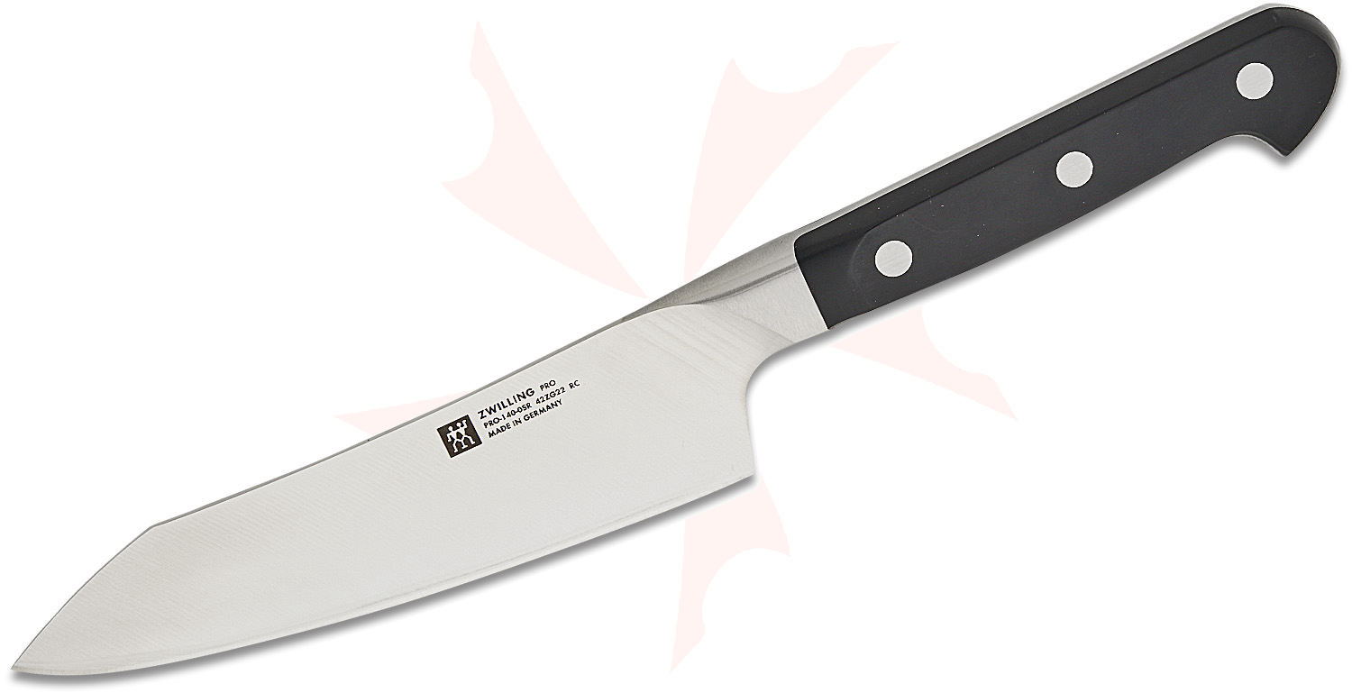 Zwilling J.A. Henckels Pro 5.5" Hollow Edge Rocking Santoku Knife ...