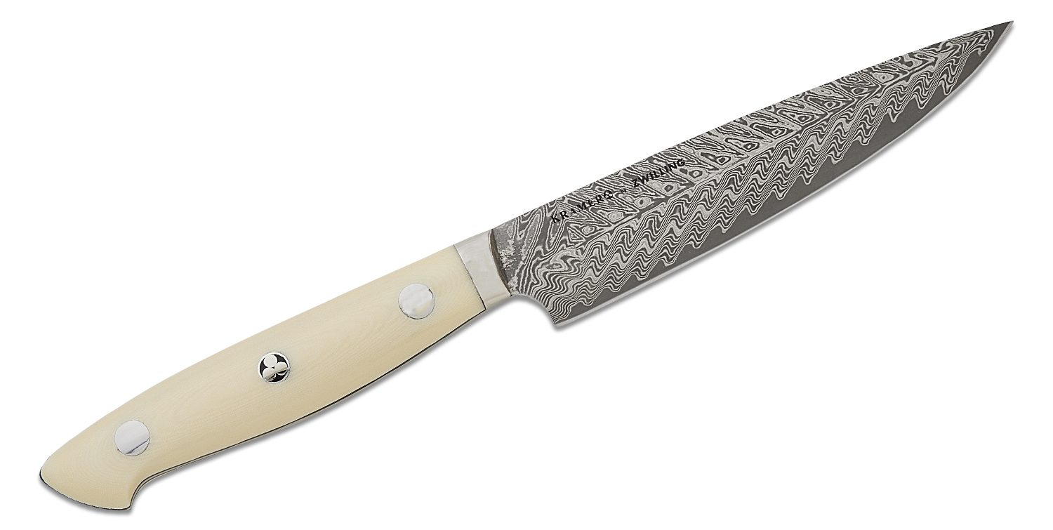 Zwilling J.A. Henckels Bob Kramer Cumulus 5" Damascus Utility Knife ...