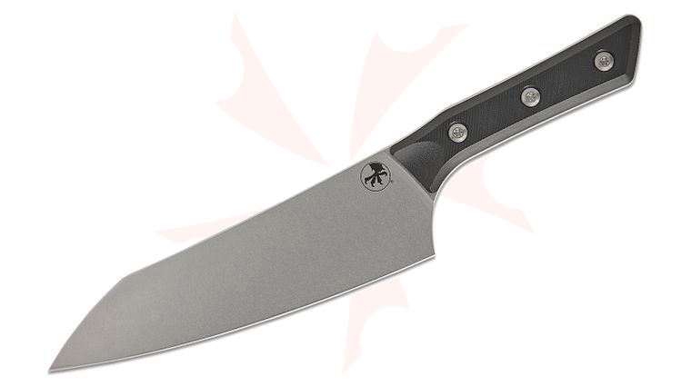 Microtech 3000-10BK Kitchen Chef's Knife 8" M390MK Stonewashed Blade ...