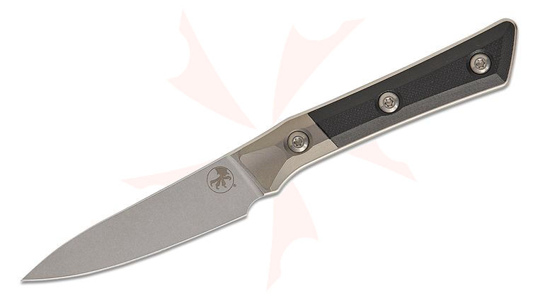 Microtech 3500B-10BK Kitchen Paring Knife 3.75" M390MK Stonewashed ...