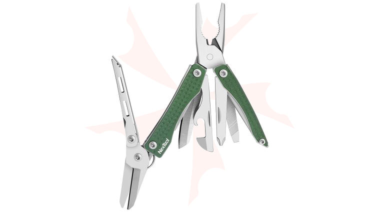 NexTool Mini Flagship Multi-Tool 2.68" Closed, Green Stainless Steel ...