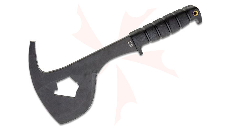 Ontario SP16 SPAX Firefighter Tool 8" Carbon Steel Blade, Nylon Sheath ...