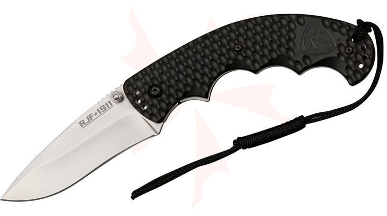 Ontario Red Jacket Firearms RJF 1911 Folding Knife 3-1/2" Blade, Black ...