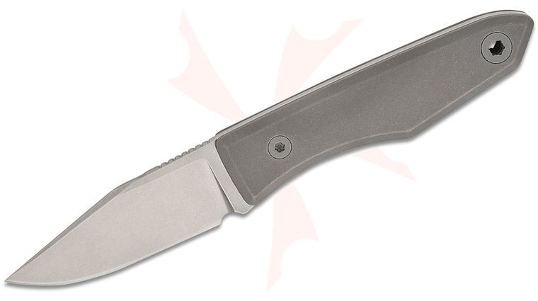 BIGiDESIGN Ti Lookout Pocket Fixed Blade Knife 2.56" M390 Stonewashed ...