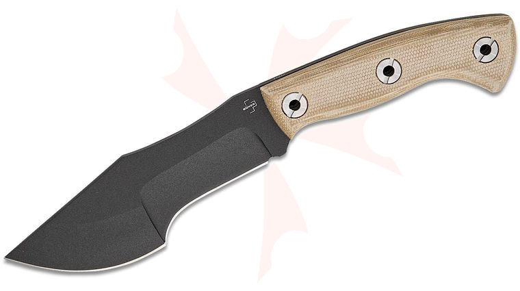 Boker Plus Mini Tracker 2.0 Fixed Blade Knife 5.31" 1095 Black Powder ...