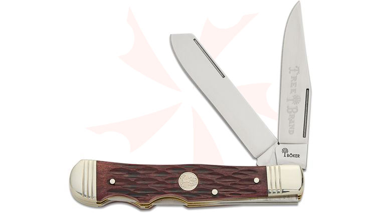 Boker Traditional Series 2.0 Double Lock Trapper Folding Knife 4.25 ...