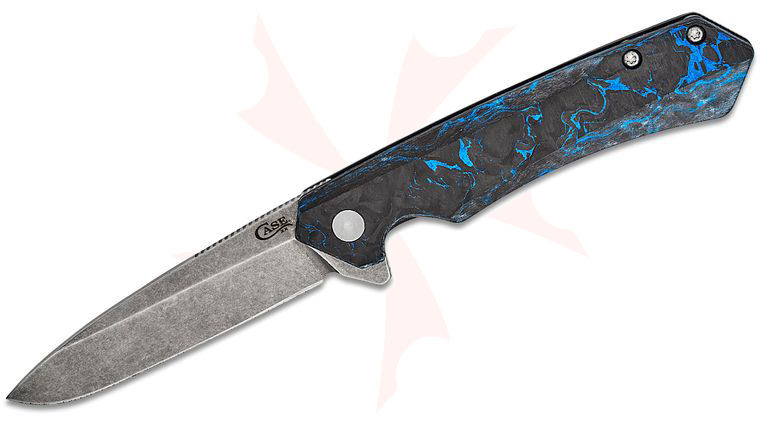 Case Kinzua Flipper Knife 3.4" CPM-S35VN Stonewashed Spear Point Blade ...