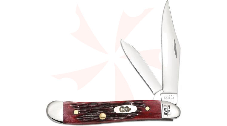 Case My First Case Pocket Worn Old Red Bone Peanut 2-7/8" Closed (6220 ...