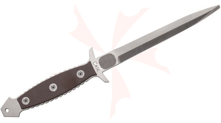 Case BESH Wedge Fixed Double Edge Dagger 6.5" Blade, Earth Brown G10 ...