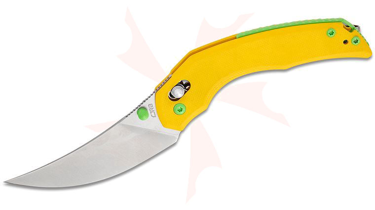 CJRB Cutlery Dusty Rhodes Nanner Crossbar Lock Front Flipper Knife 3.23 ...