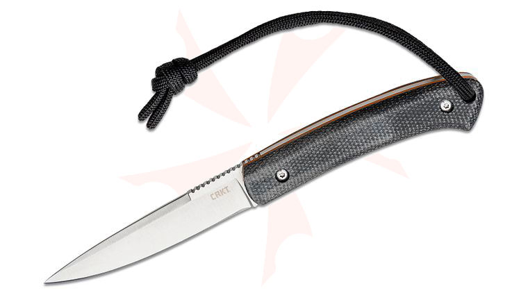 Columbia River CRKT 2382K Alan Folts Biwa Fixed Blade Knife 3.02" 12C27 ...
