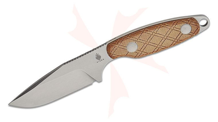 Kizer Cutlery Derek Sharon Muskrat Pocket Fixed Blade Knife 3.15" 154CM ...
