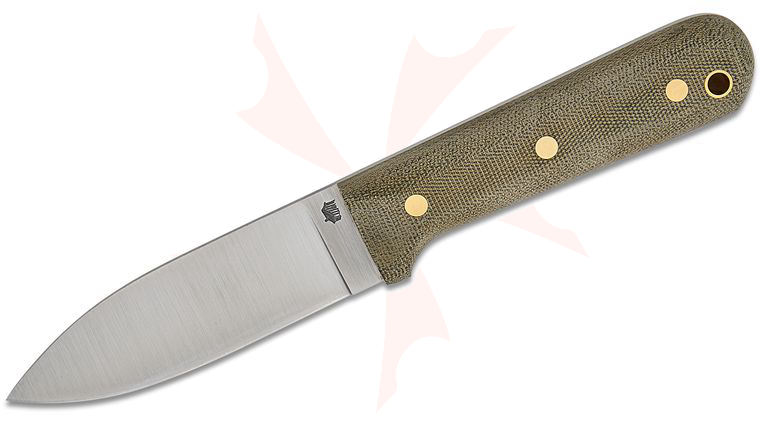 L.T. Wright Genesis Kephart Style 4.25" A2 Flat Grind Fixed Blade Knife ...