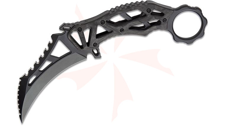 LOTAR Combat KHARMA Gen.3X VENOM Fixed Blade Knife 4" MagnaCut Ghost ...